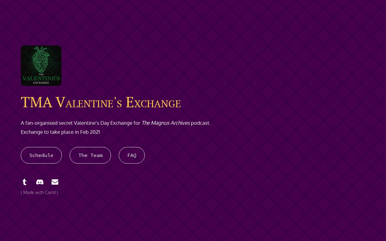 TMA Valentine's Exchange